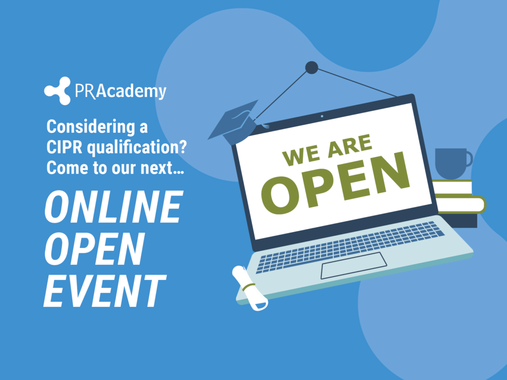 Online open events - PR Academy